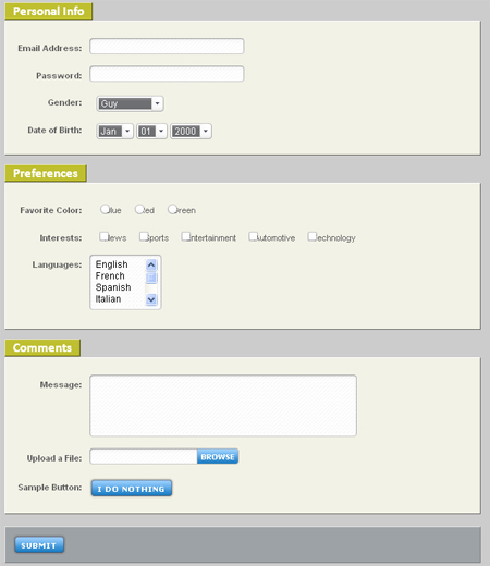 Nice forms - Jose Aguilar Blog