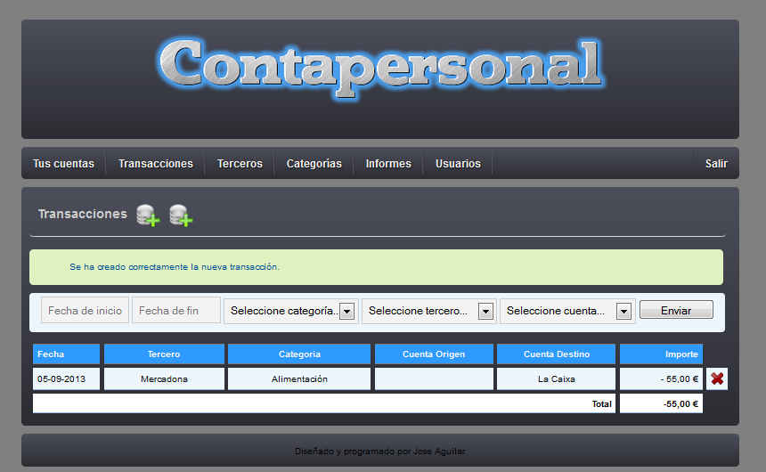 Contapersonal - Jose Aguilar Blog